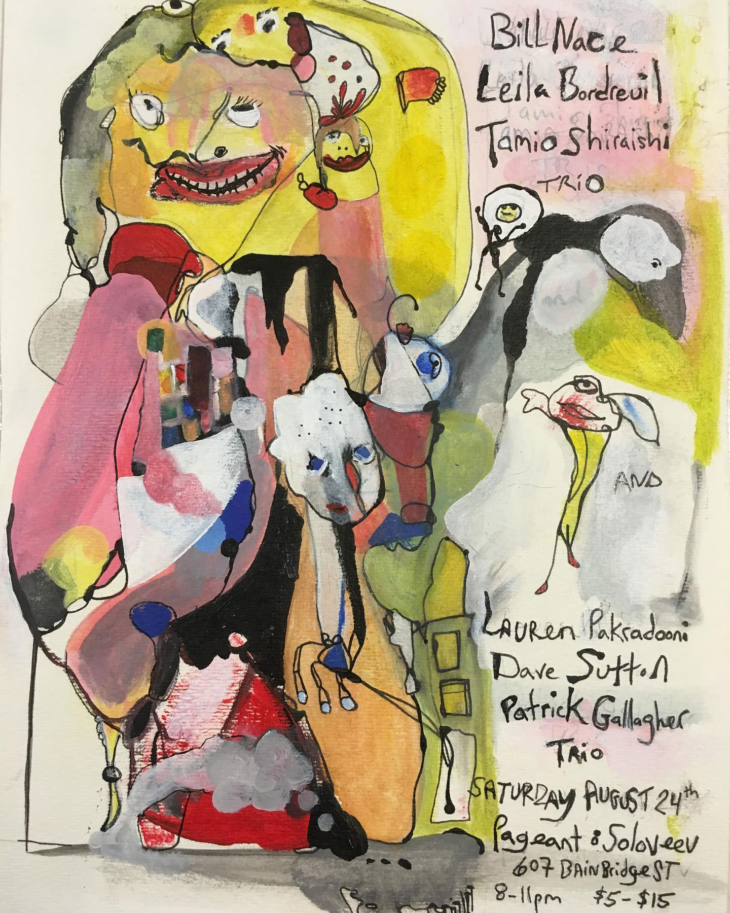 Bill Nace + Leila Bordreuil + Tamio Shiraishi Trio / Lauren Pakradooni ...